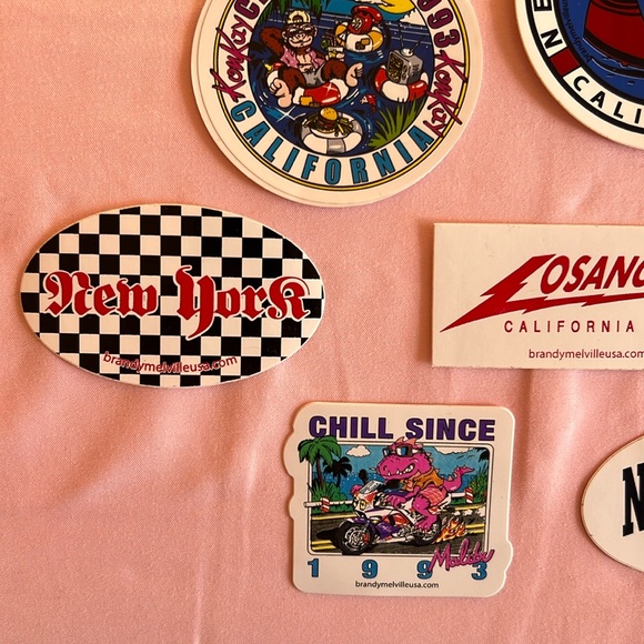 Brandy Melville | Other | Rare Assortment Brandy Melville Stickers ...